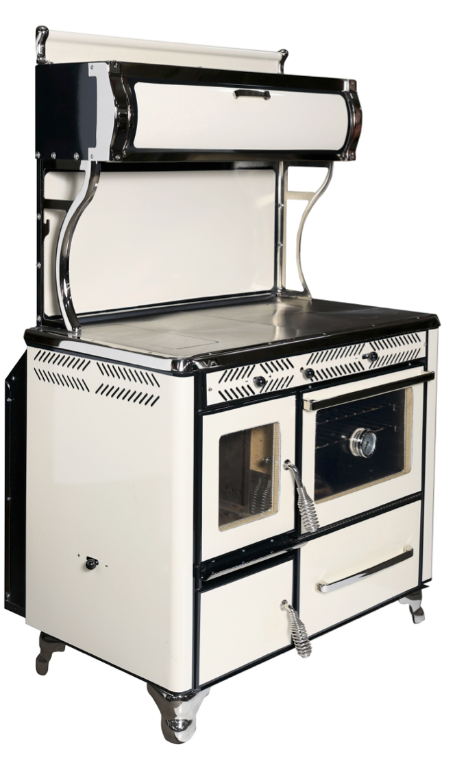 Margin Stoves Radiant View Wood Cookstove – Amish-Built Cast Iron Cook ...